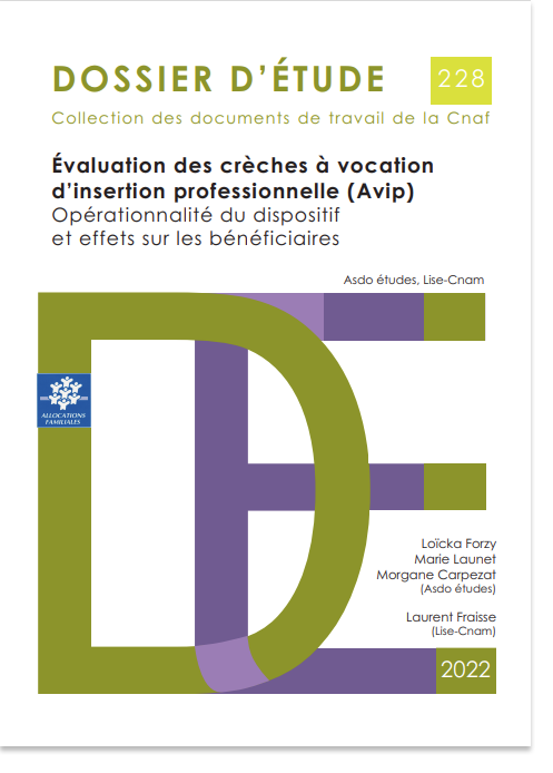 Evaluation des crèches à vocation d’insertion professionnelle (Avip ...